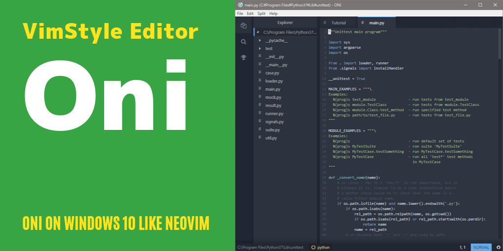 Oni (OniVim) – Vimベースの多機能エディタ | Vim入門