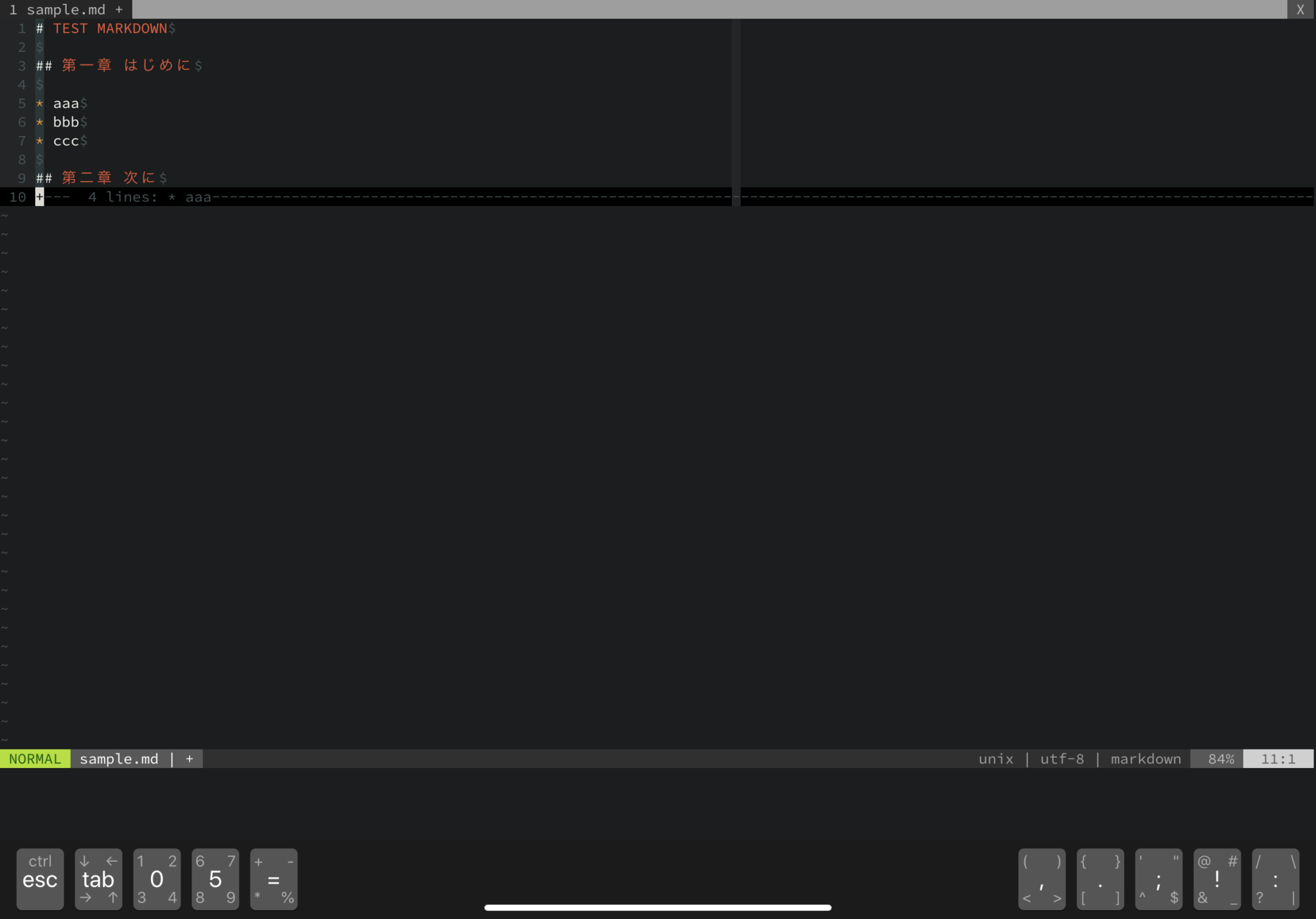 iPad で iVim はどこまで使えるのか？ – Vim入門